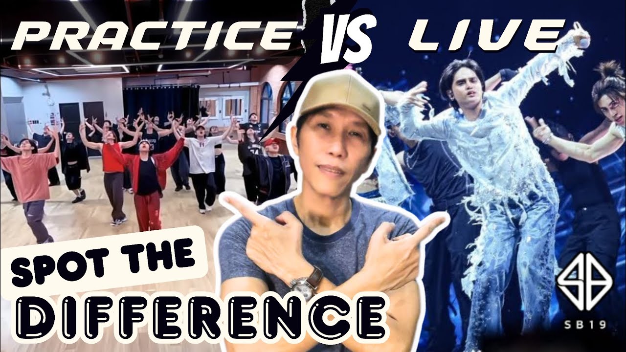 SB19’s DANCE PRACTICE VS. LIVE PERFORMANCE – ANO ANG PAGKAKAIBA? - YouTube