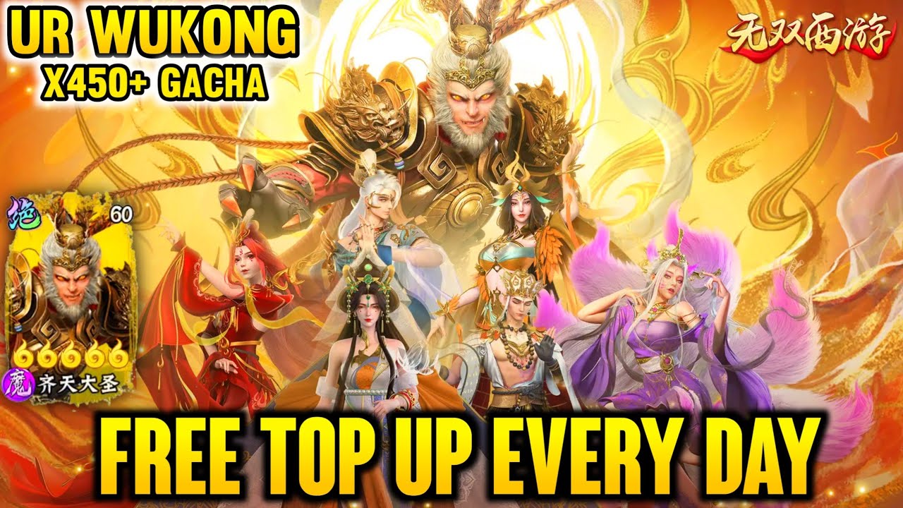 Monkey King Idle RPG High Quarlity - Free Top Up Every Day , Free UR ...