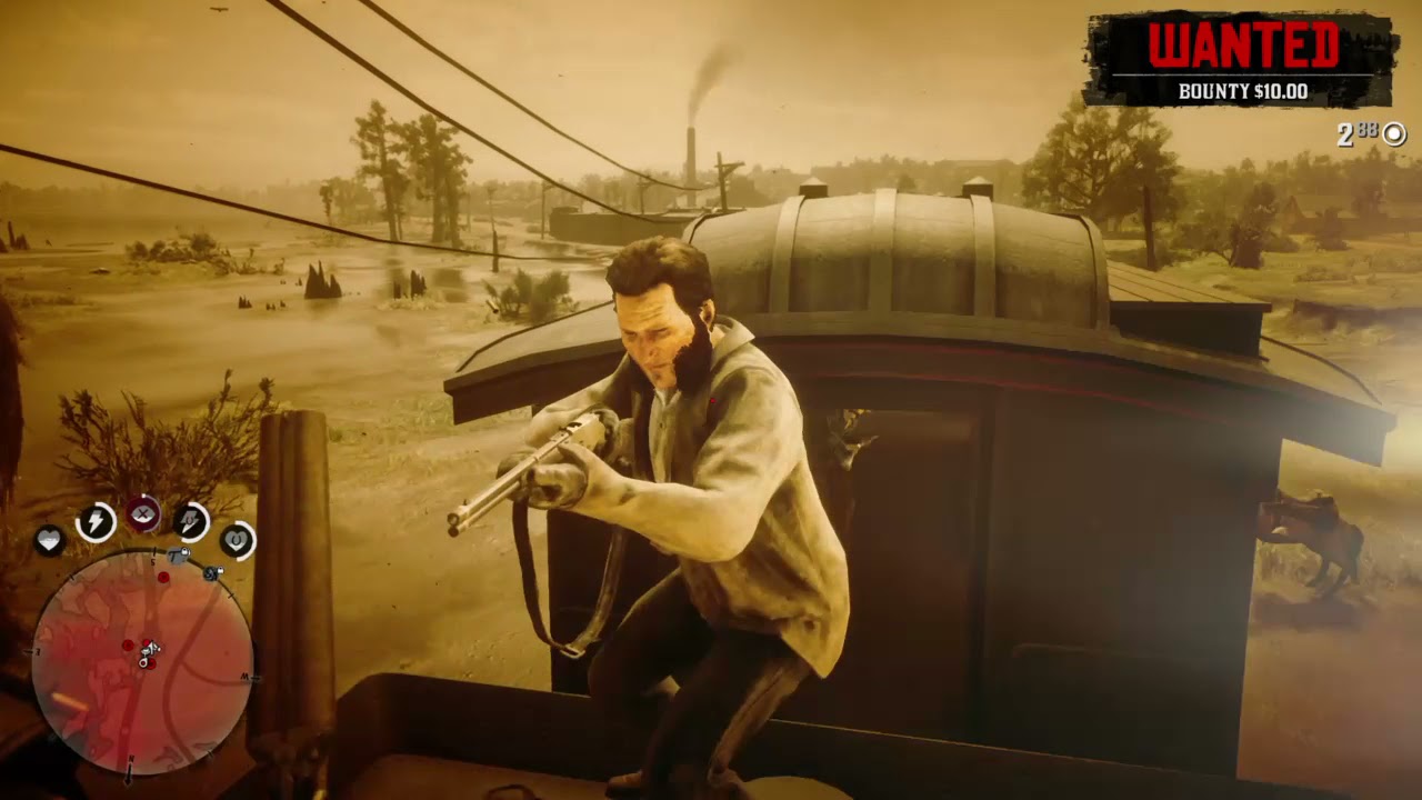 Red Dead Redemption 2 head explosion from point blank shotgun blast ...