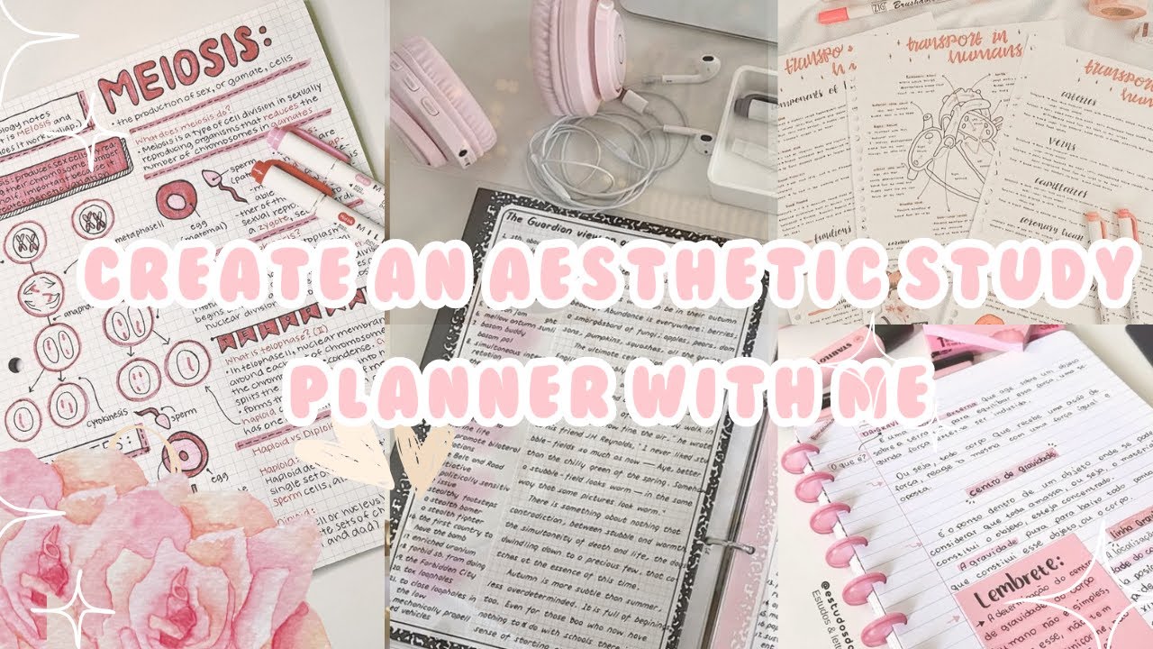 Create an Aesthetic School Planner With Me 📚 | Stay Organized ...