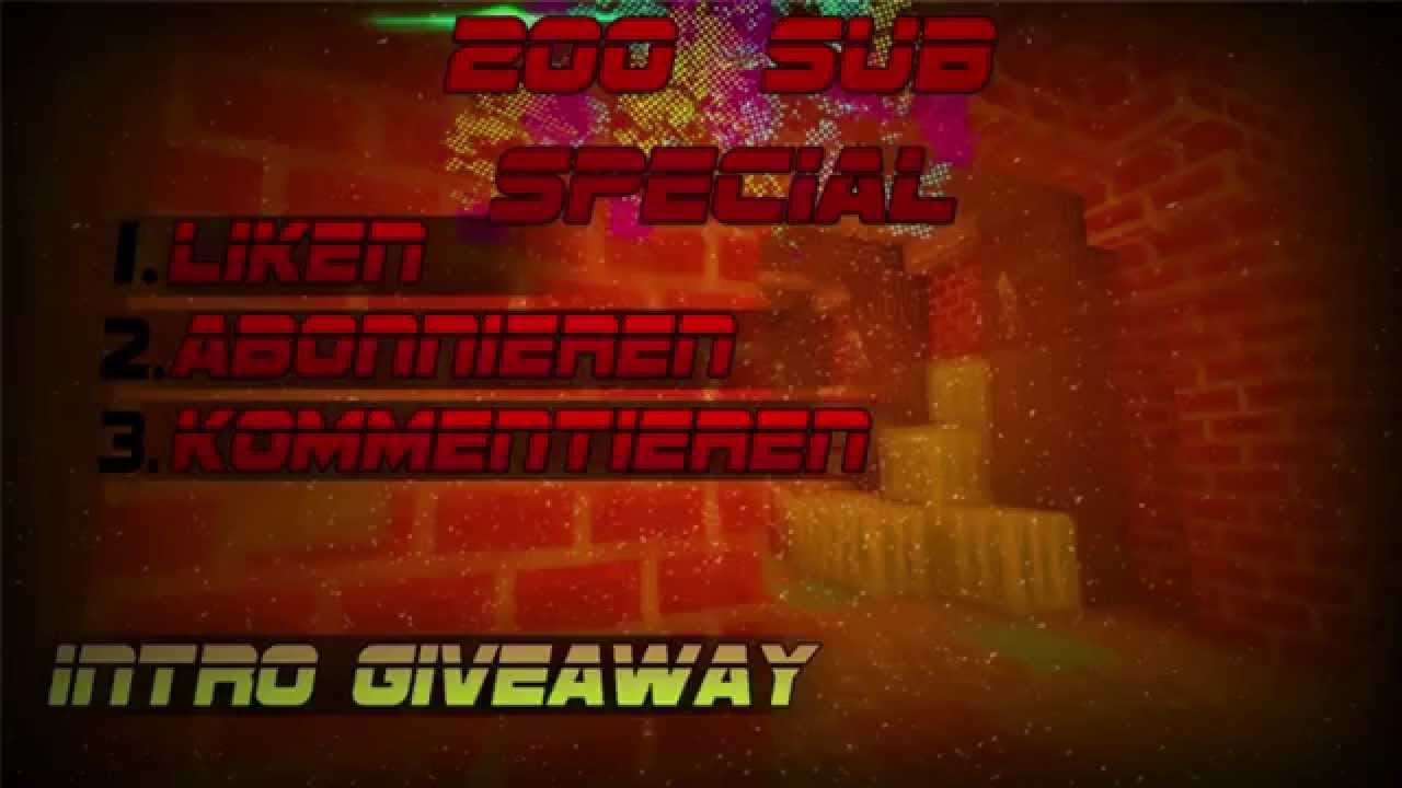 FREE INTRO GIVEAWAY ( Intro Verlosung ) ~ 200 ABONNENTEN SPECIAL [OPEN ...