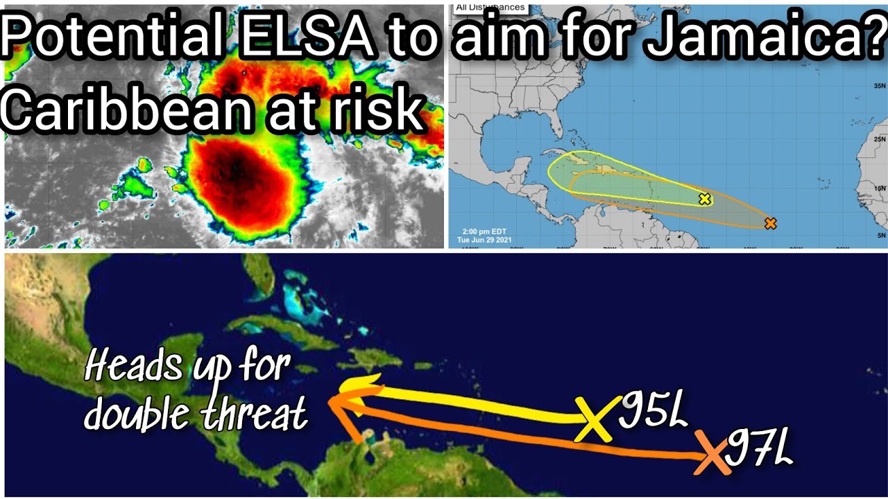 Invest 97L could be tropical storm ELSA • Caribbean at risk, Heads up ...