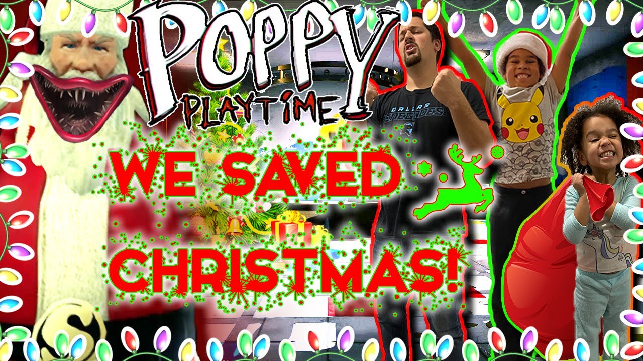 Poppy Playtime but it's Santa Claus - WE SAVED CHRISTMAS!! - YouTube