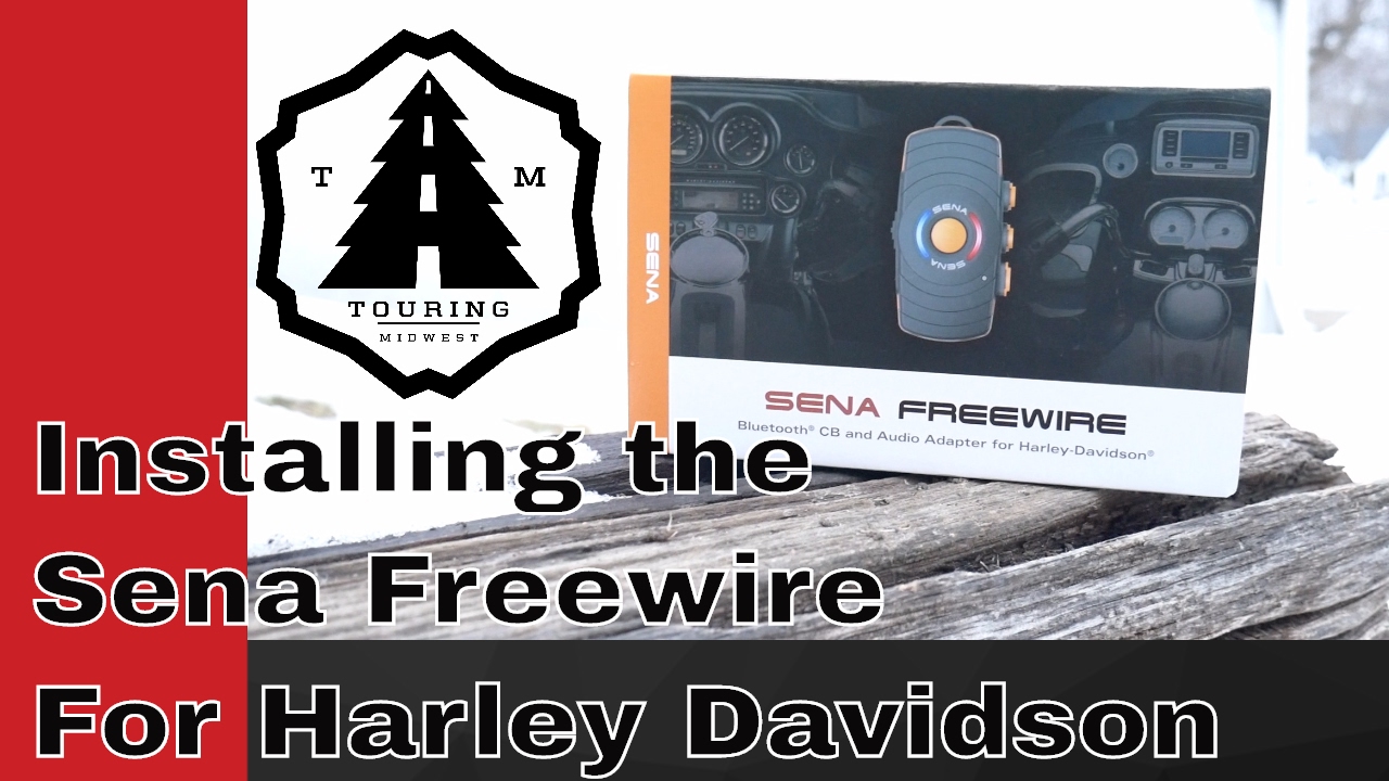 How To Install The Sena Freewire On Your Harley Davidson - YouTube