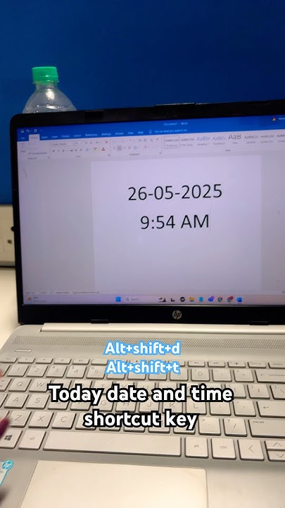 Today date and time shortcut key #computereducation #computer #youtubeshorts #shortcutkeys # ...
