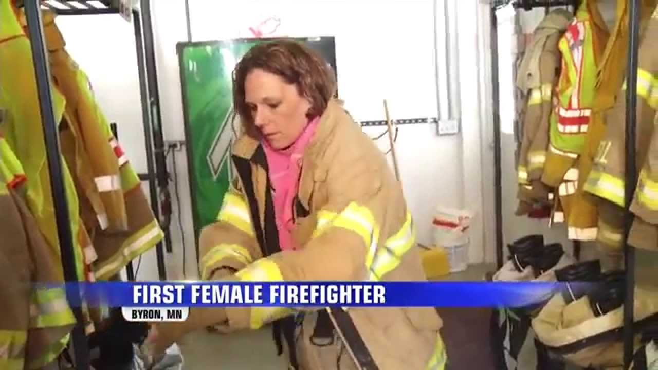 First Female Firefighter - YouTube