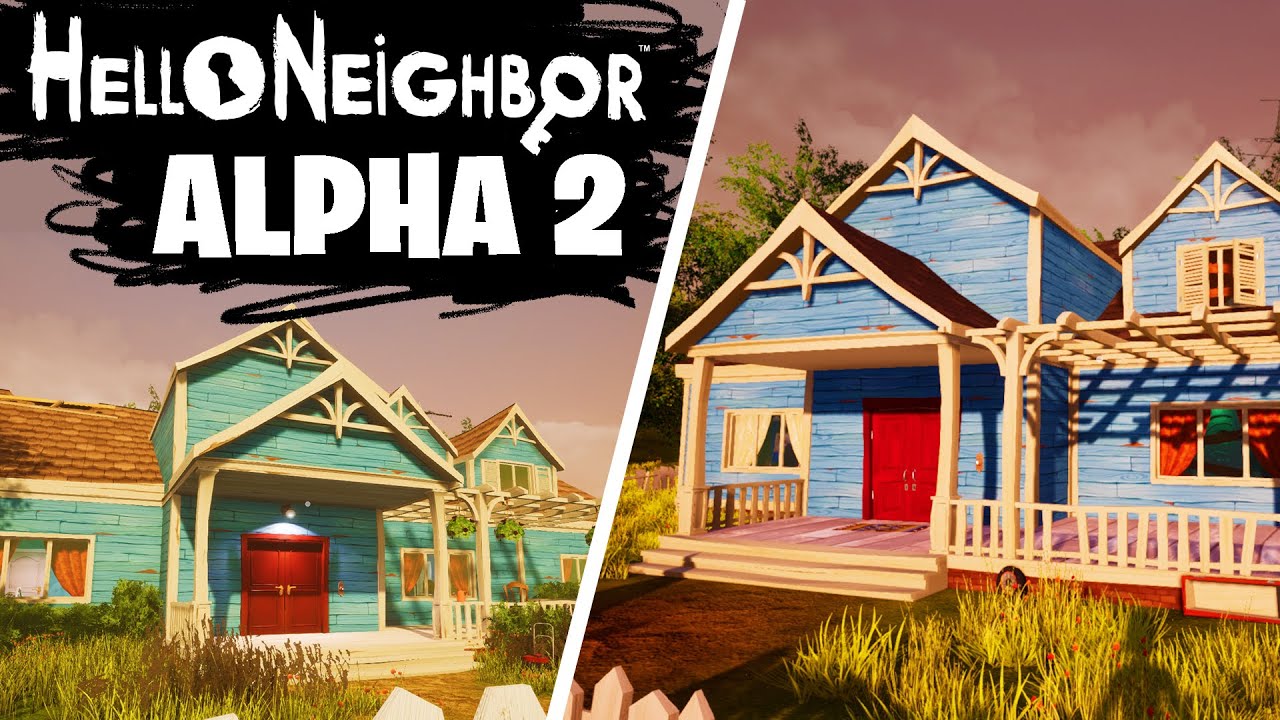 AWESOME Hello Neighbor ALPHA 2 STYLED MODS! | [Into the Mind - 1 Act ...