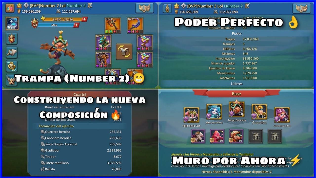 Number 2 se utilizara de tres tipo de Trampa (Solo Trap, Mini Rally ...