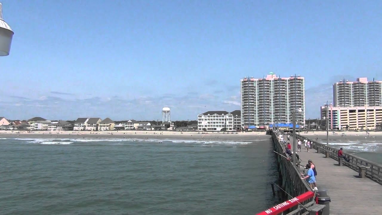 Cherry Grove Pier North Myrtle Beach II - YouTube