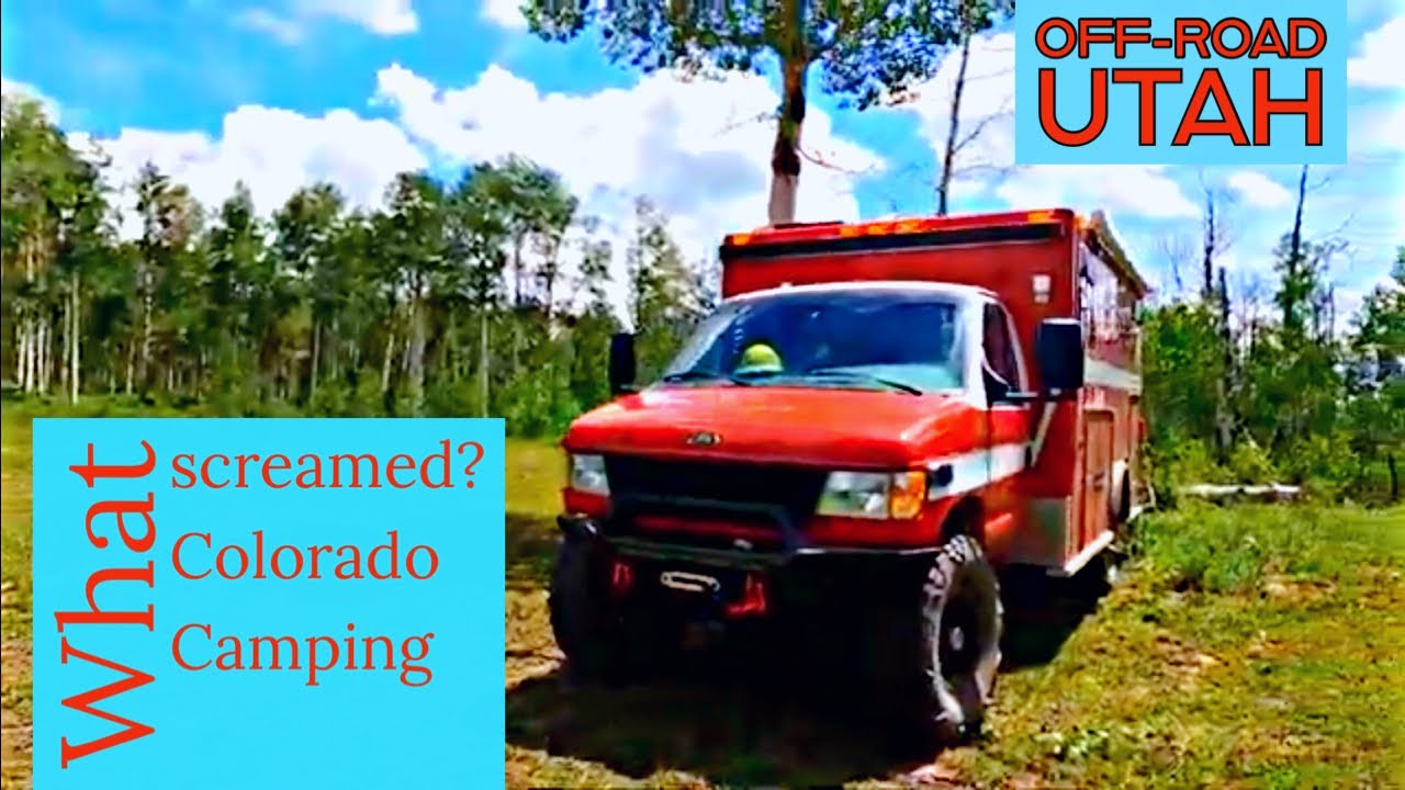 4x4 AMBULANCE CAMPER CONVERSION | colorado mountain camp site - YouTube
