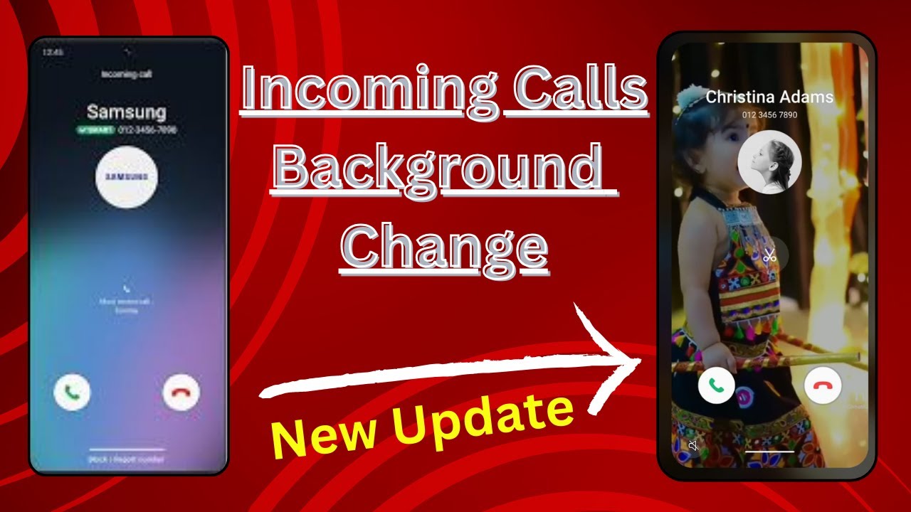 INCOMING CALL BACKGROUND CHANGE || CALL DISPLAY KAISE CHANGE KARE - YouTube