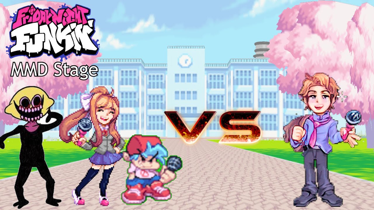 BF lemon demon y monika VS Senpai - YouTube