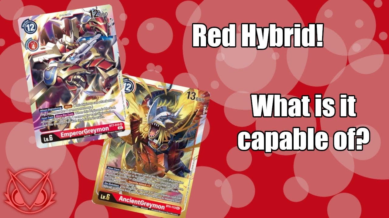 Red Hybrid Deck Profile! | Digimon TCG - YouTube