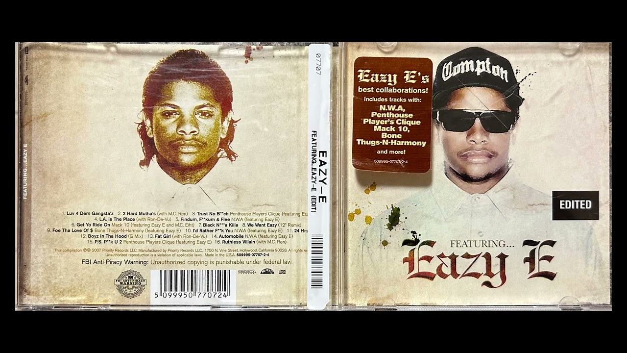Eazy-E (9. FOE THA LOVE OF $ - Bone Thugs - Clean / Radio)(Featuring ... Eazy-E EDITED CD : 2007 ...