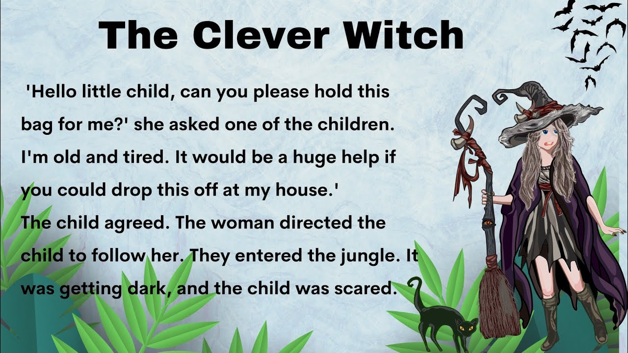 A Clever Witch - Learn English through Story 🔮 Level 4 | Improve ...