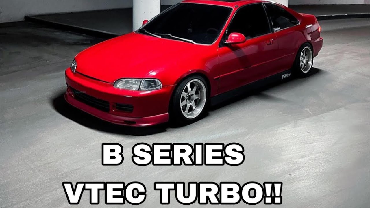 Boosted B20 VTEC turbo runs!! - YouTube