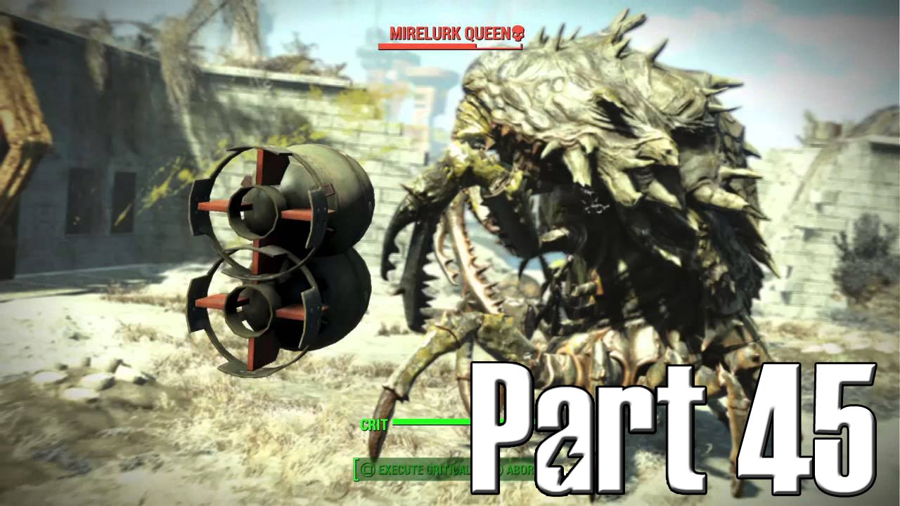 Fallout 4 Walkthrough Gameplay Part 45 – Mirelurk Queen - YouTube