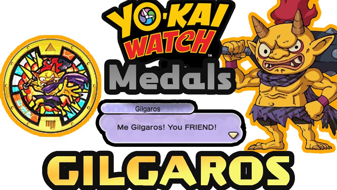 Unboxing RARE Yo-Kai Watch LEGENDARY GILGAROS Yo-Kai Medal ...