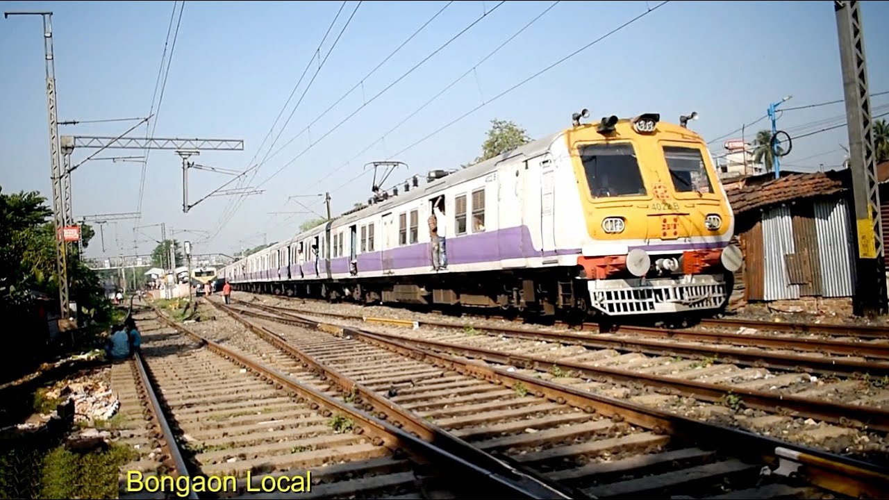 Quick Acceleration of Sealdah to Bongaon Local Train Passing Habra ...