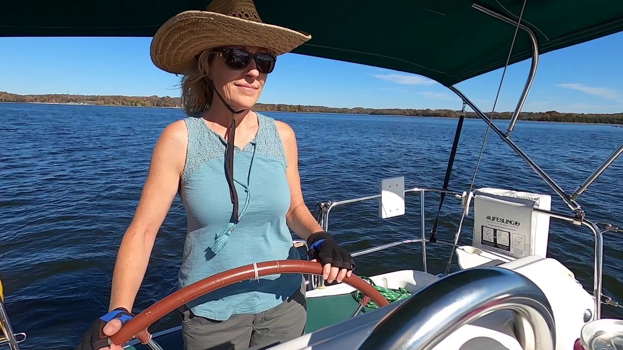 How many times do you need to tack to sail one mile upwind? - YouTube