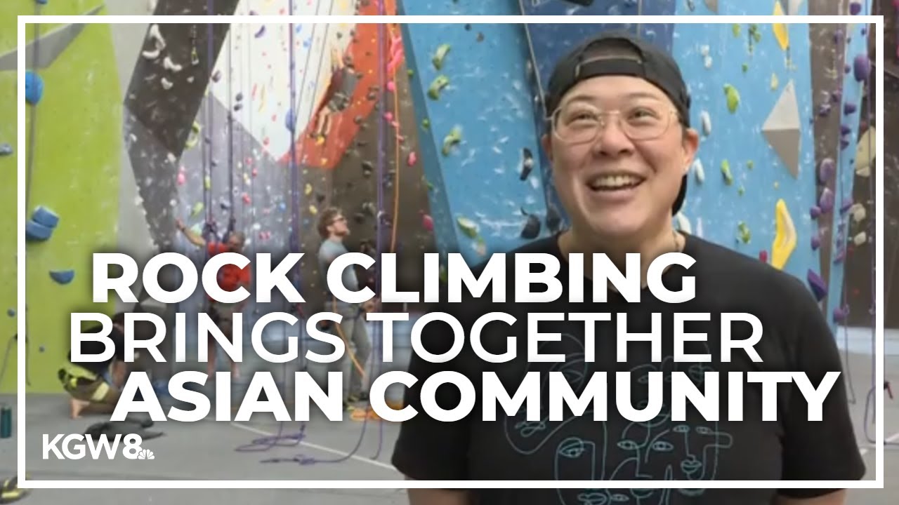 Climbers in Asian community come together for indoor rock climbing ...