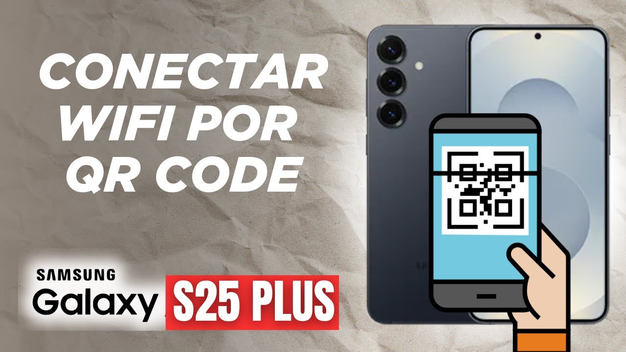 Como se conectar a uma rede wifi por QR CODE no Samsung Galaxy S25 PLUS ...