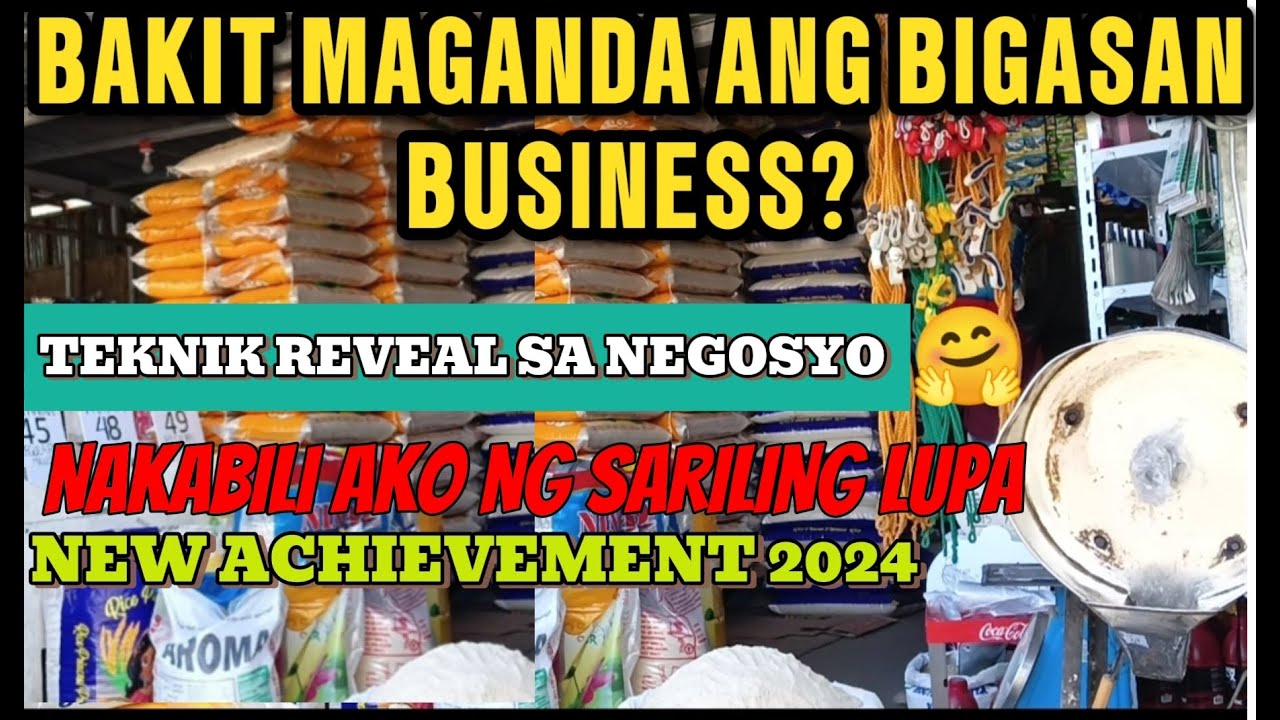 BUMILI AKO SARILING LUPA (NEGOSYONG BIGASAN TIPS AT IDEAS - YouTube