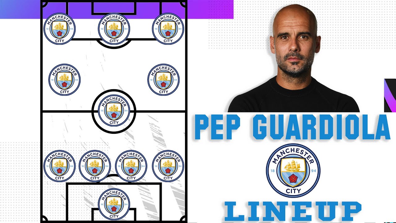 Pep Guardiola Lineup For Manchester City 2023/2024 - YouTube