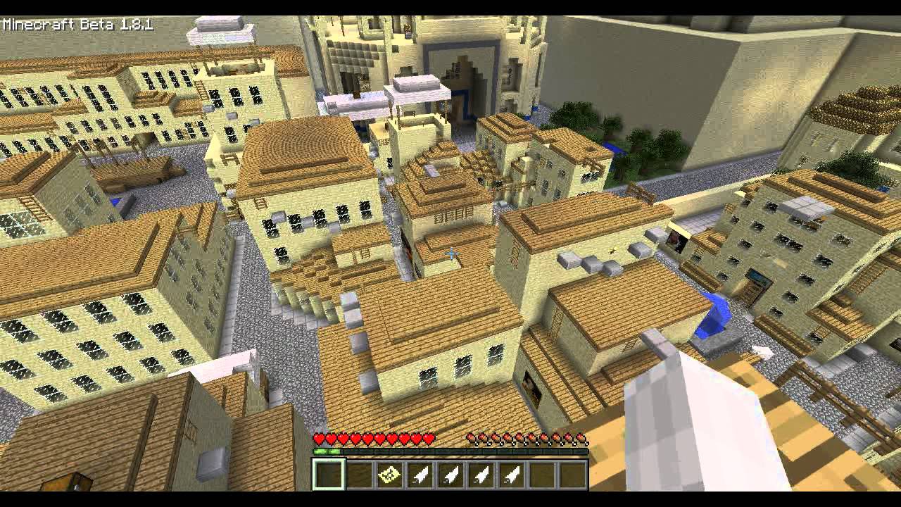 Assassins creed minecraft map 3/9 diamonds - YouTube