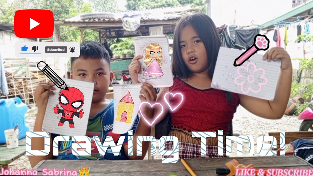 Drawing Time! | Kulitan & Tawanan with Sabrina & Jithro! | Vlog#1 - YouTube