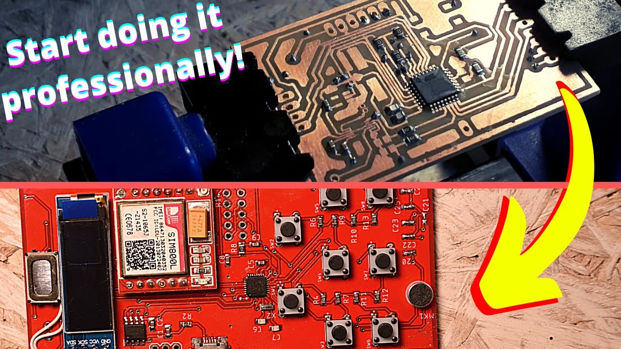 How to make a professional PCB (is it worth it?) - YouTube