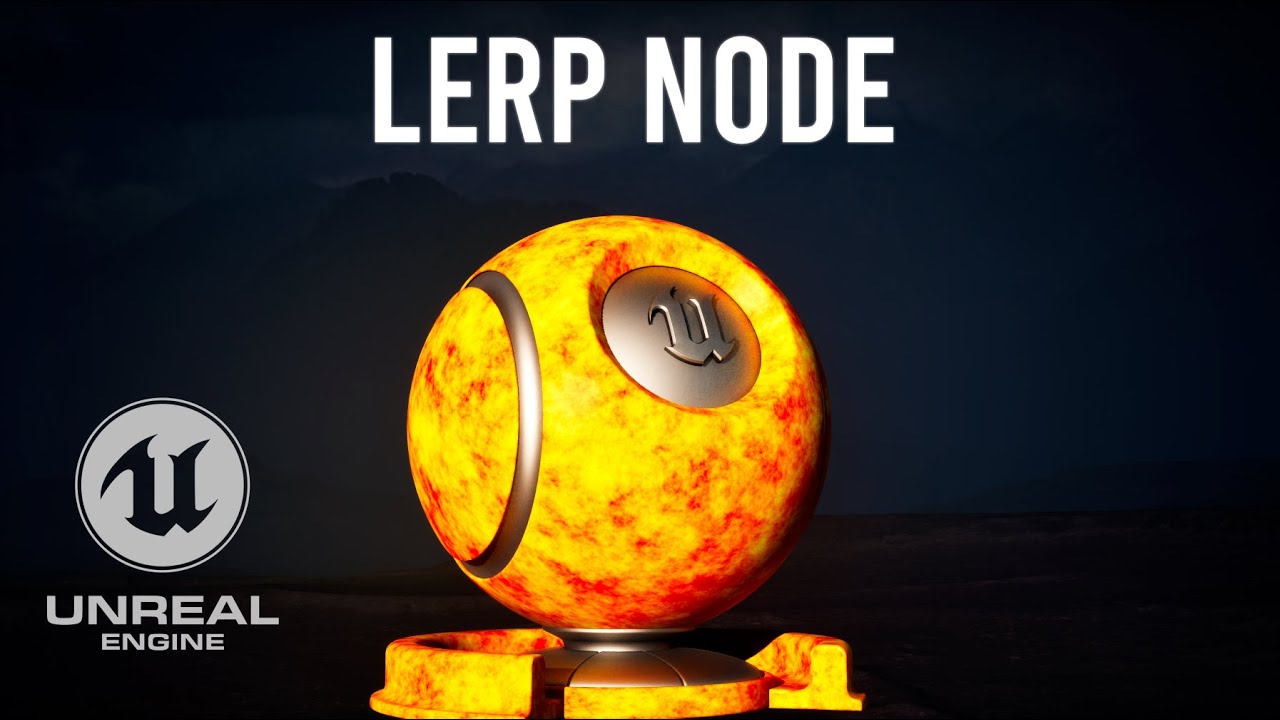 Материальные ноды для чайников | Нода Lerp | Unreal Engine 5 - YouTube