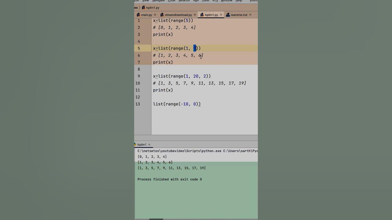 Range Function Python Interview Question Python Youtube