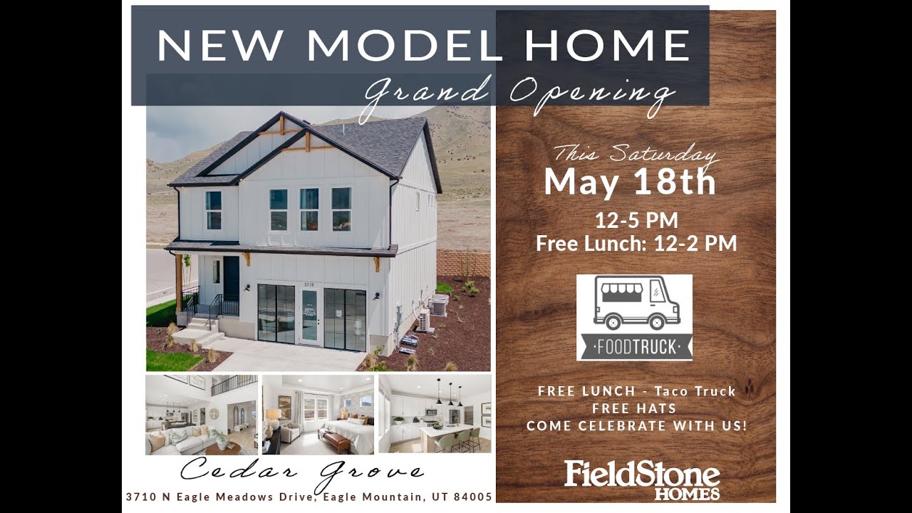 Cedar Grove Model Home Grand Opening! - YouTube
