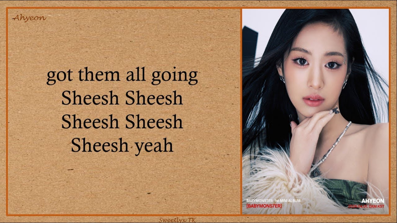 BABYMONSTER “SHEESH” - EASY LYRICS - YouTube
