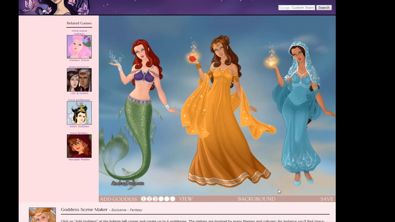 Making Disney princesses as Goddesses part 2 - YouTube