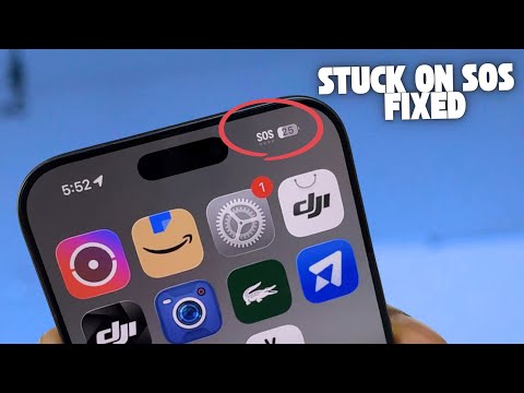 How to fix iPhone Stuck on SOS / No Signal / only emergency calla 