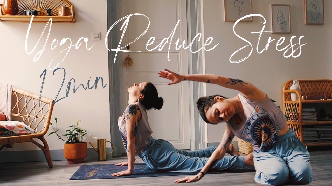 12Min Yoga Reduce Stress | Fullbody Relax Session - YouTube