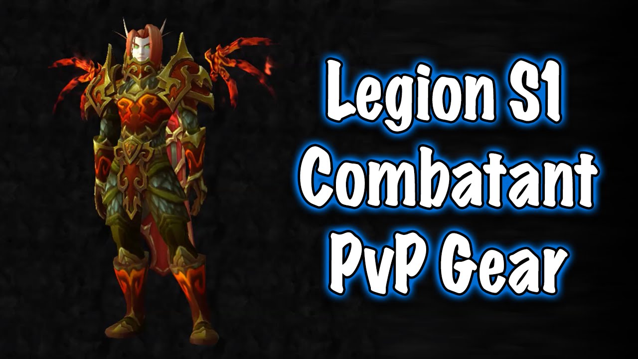 Jessiehealz - Legion Combatant PvP Gear (Legion Beta) - YouTube