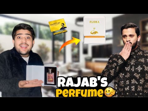 Rajab butt perfume unboxing 😅 golden card nikl ayaa ? / review of flora ...