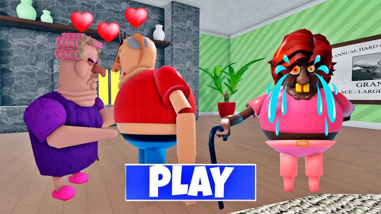 SECRET UPDATE | GRUMPY GRAN FALL IN LOVE WITH GRANDPA? OBBY ROBLOX # ...