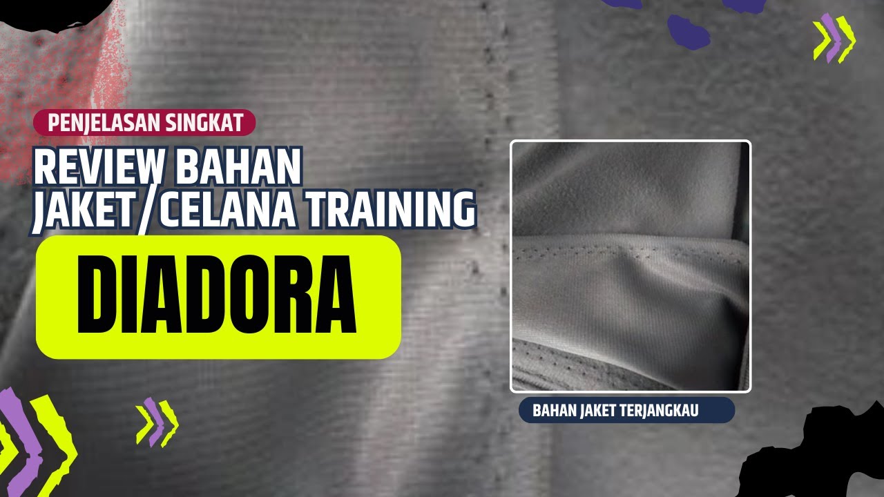 Penjelasan Bahan Diadora (Review Bahan Kain Diadora) - YouTube
