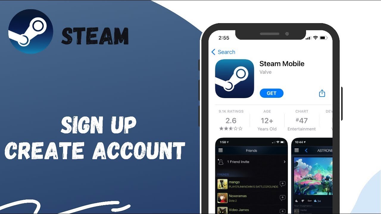Sign Up Steam 2022: How To Create Your Account on Steam? - YouTube