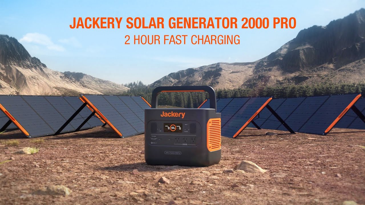 Jackery Solar Generator 2000 Pro | Fast Charge in 2 Hours - YouTube