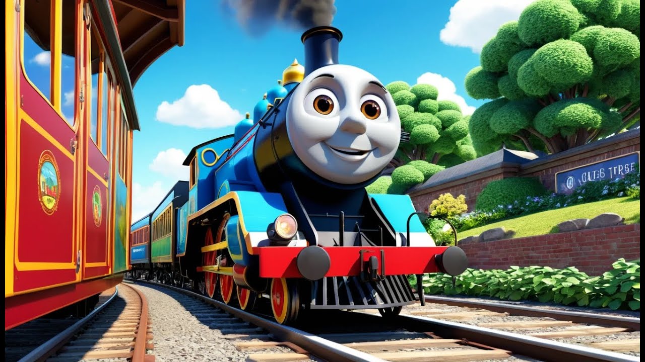 The Train on the Track Goes Choo Choo Rhyme Song | Popular Nursery ...