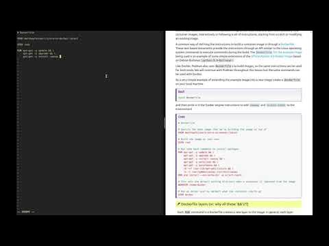 6 - Writing Dockerfiles and Building Images Podman - YouTube
