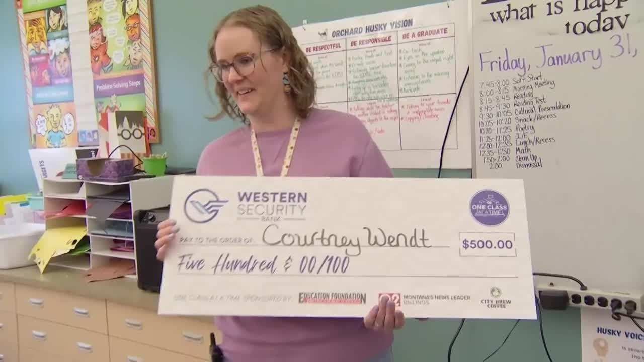 "One Class at a Time" honors teacher at Orchard Elementary - YouTube