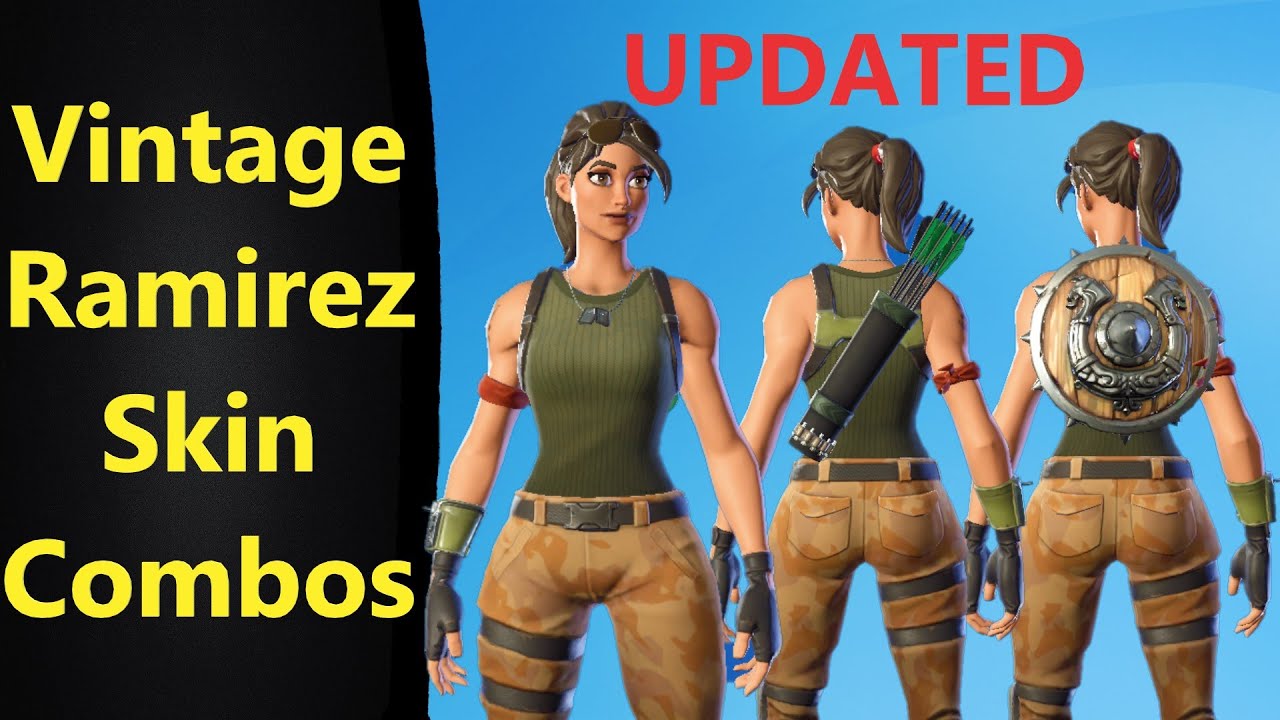 ⋆UPDATED⋆ Vintage Ramirez Skin Combos in Fortnite (January 2021) - YouTube