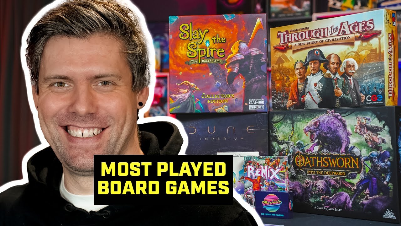 Most Played Board Games of 2024 - YouTube