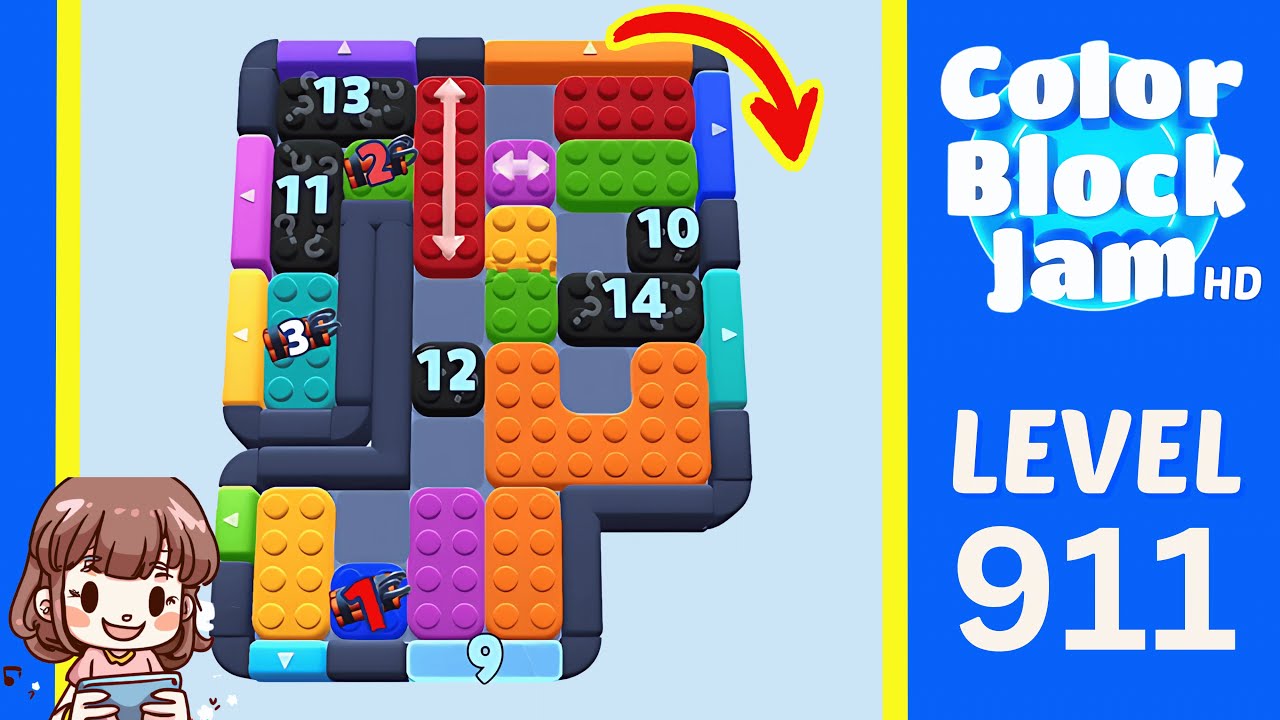 Color Block Jam Level 911 Solution Walkthrough - YouTube